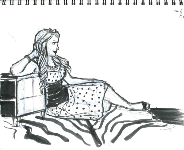 Classic Pin-Ups: Gallery Godo's final late night drawing event ...